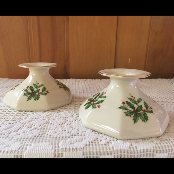 Lenox | Accents | Special Lenox Octagonal Holiday Candle Holders | Poshmark